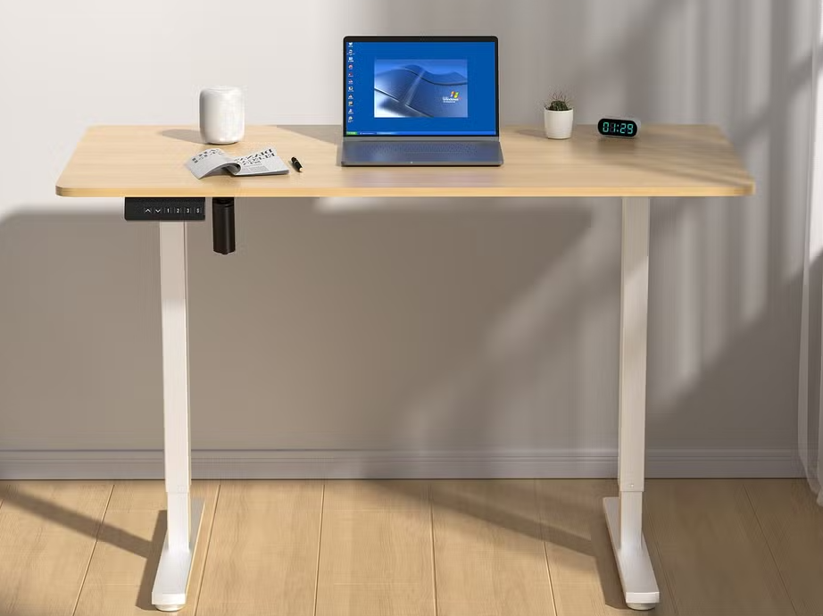 DESKIT ErgoLift Dual Sit Stand Desk - OAK